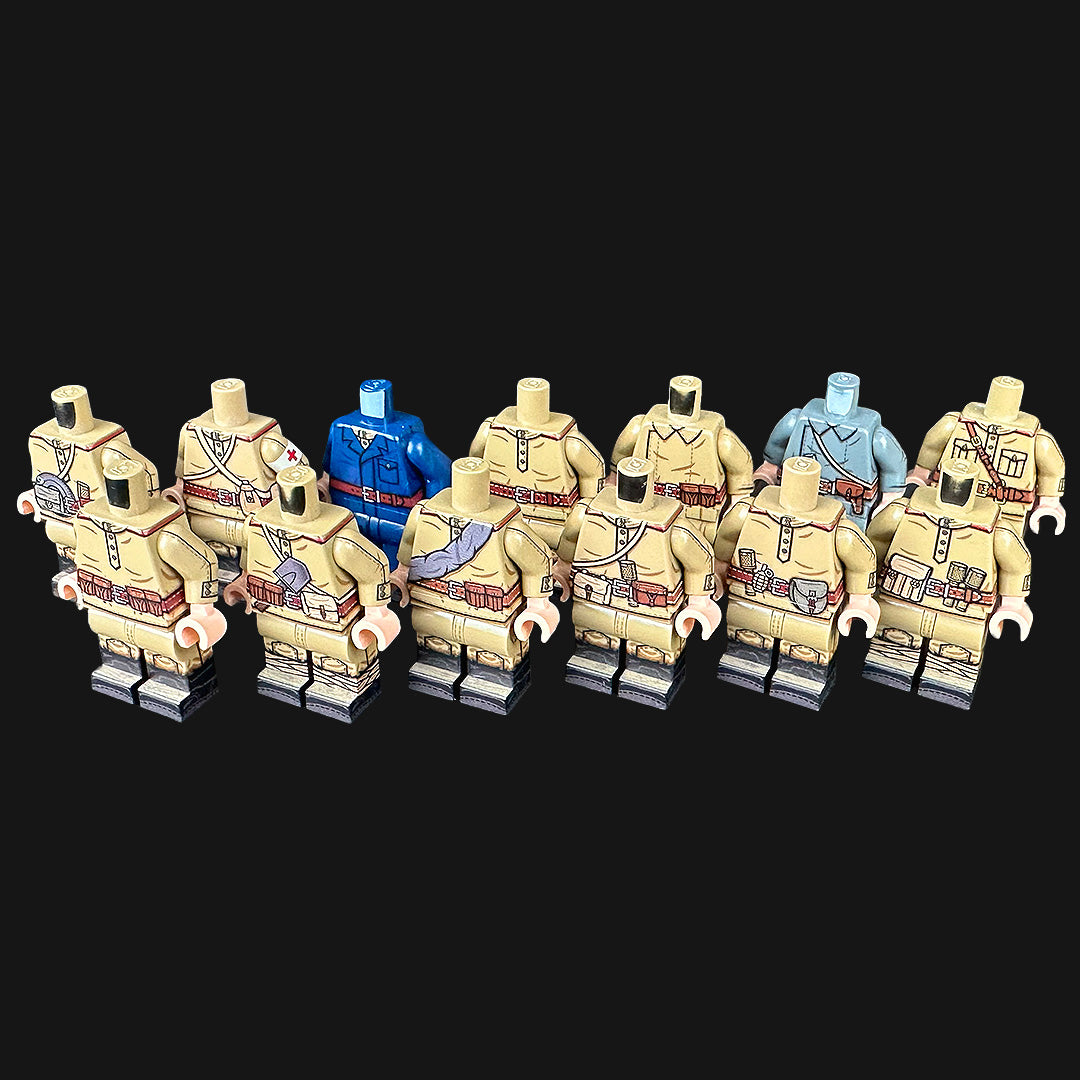 WW2 M43 Soviet Complete Squad – Para Bellum Bricks